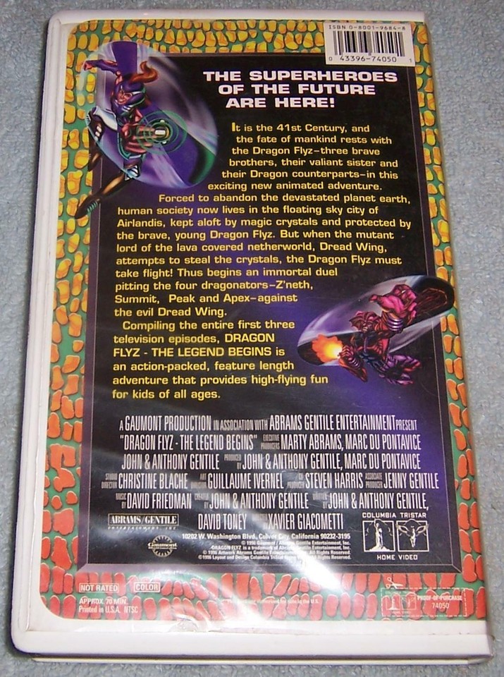 Dragon Flyz: The Legend Begins VHS Video 43396740501| eBay