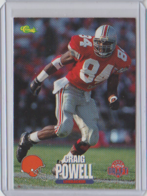 1995 Classic NFL Rookies Rookie #30 Craig Powell Ohio State Buckeyes Browns | eBay