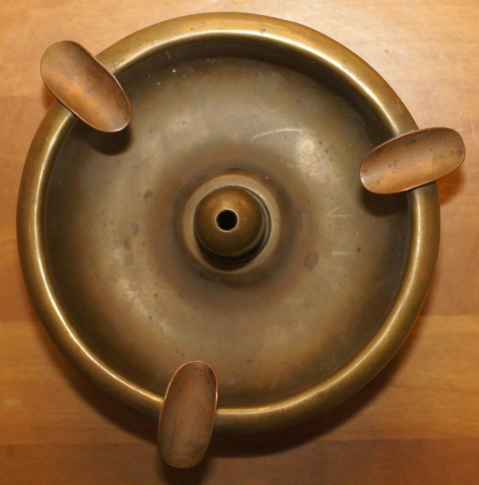 1943 WWII Military Trench Art Brass Shell Ashtray Sgt Decker U.S. Army ...