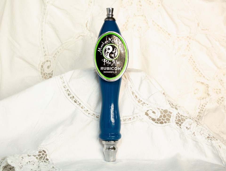 Rubicon Beer Tap Handle Monkey Knife Fight Pale Ale Sacramento CA | eBay