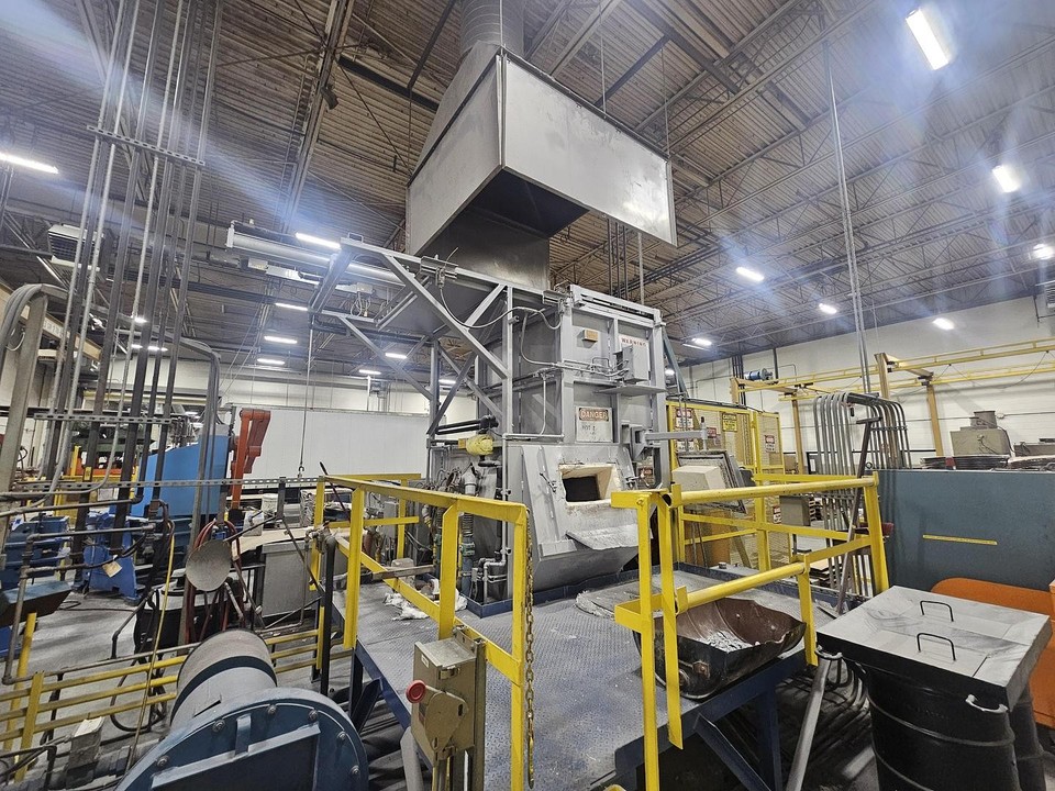 Modern Equipment AL-3000 Jet Melter Stack Type Aluminum Smelting ...