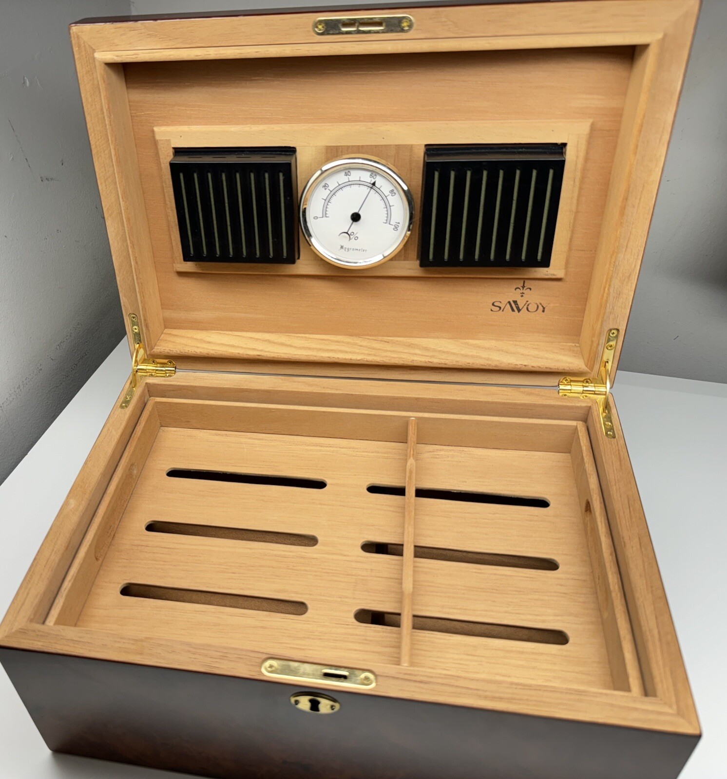 savoy large cigar humidor 100 count | eBay