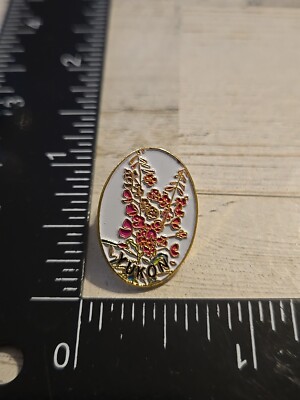 Yukon Fireweed Flowers Travel Pin Alaska Canada Souvenir T8 | eBay