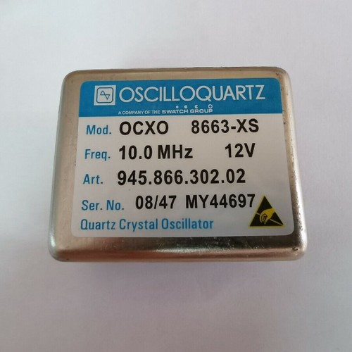 OSCILLOQUARTZ 8663-XS 12V 10MHz Sinewave OCXO Crystal Oscillator | eBay