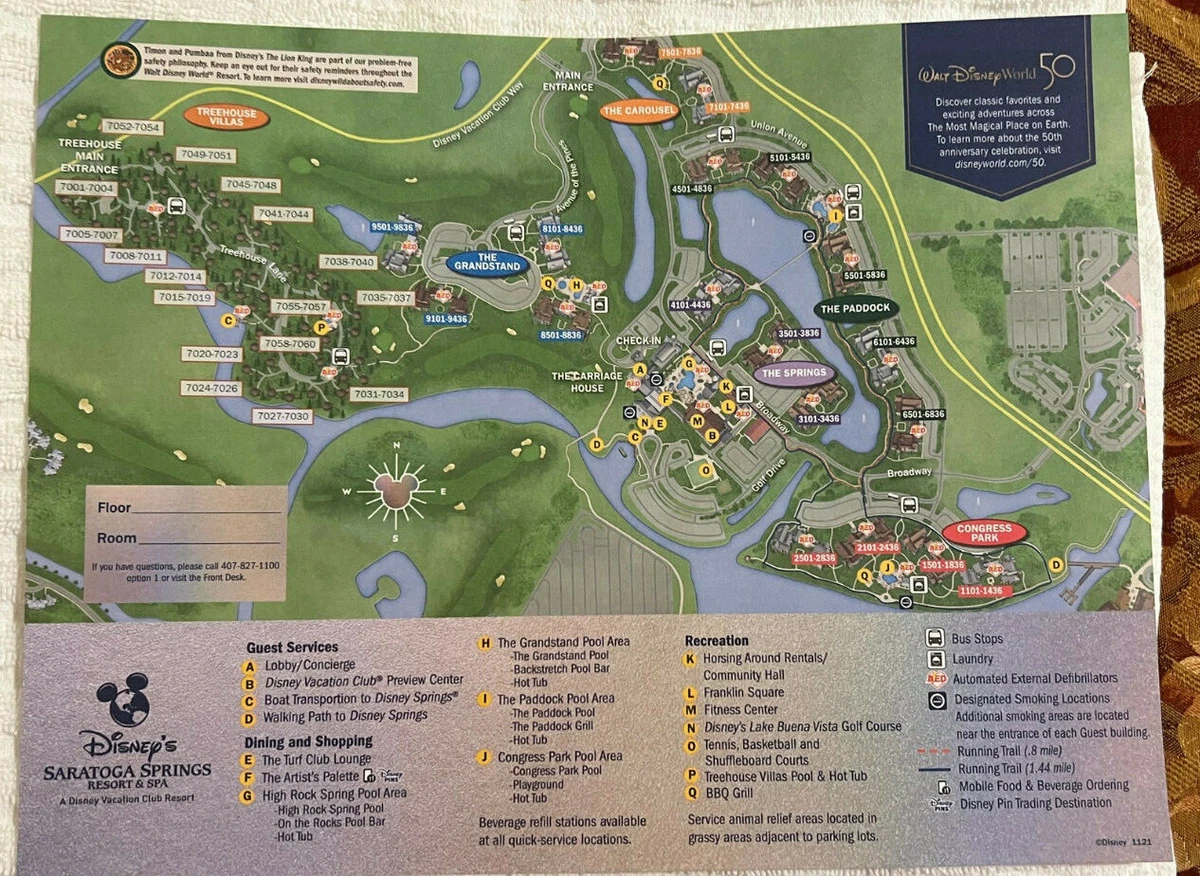 Disney World Hotel Map
