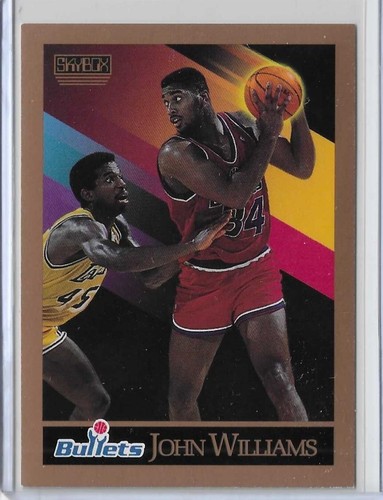 1990-91 Skybox Basketball John Williams Card #294 Washington Bullets | eBay