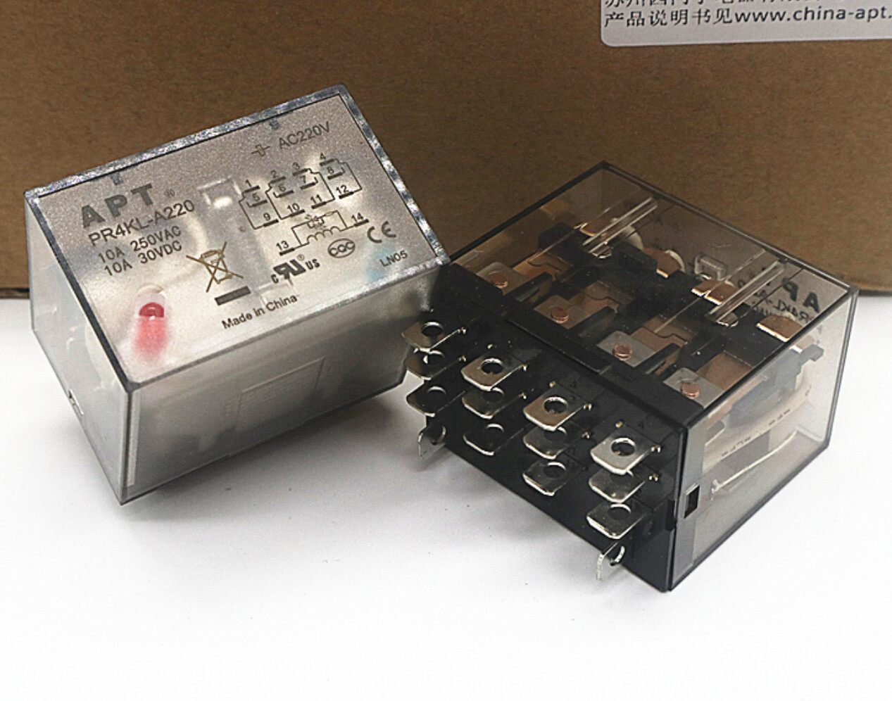 1pcs SIEMENS APT miniature intermediate Relay PR4KL-A220 AC220V | eBay