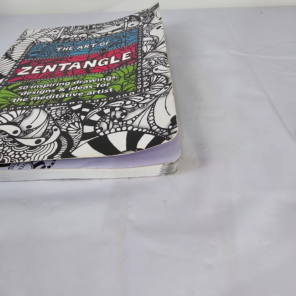 NWOT The Art of Zentangle 50 Inspiring Drawings Designs For Meditative ...