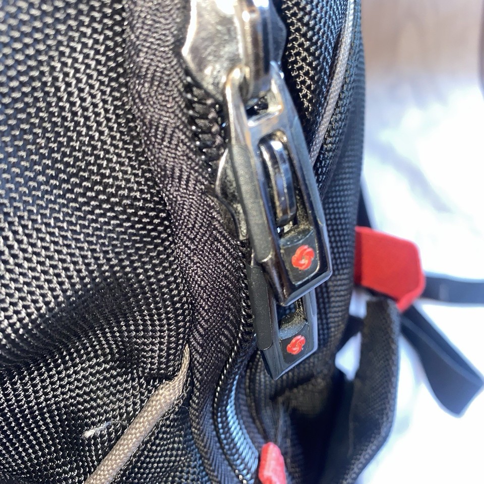 Samsonite Tectonic PFT Laptop Backpack Black Red 17-Inch Sturdy Heavy ...