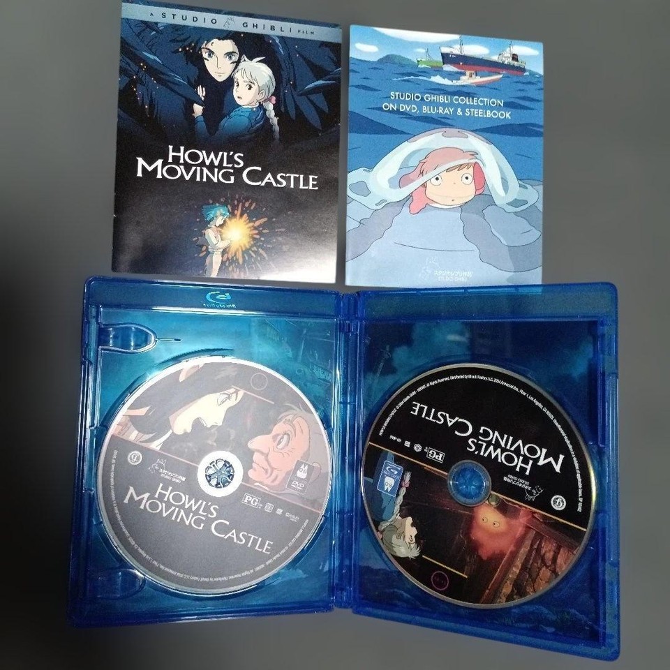 Howl's Moving Castle Blu-ray/DVD Pack North American Version | eBay