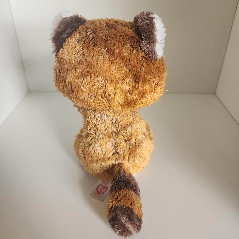 Ty Beanie Boo 2018 Rusty The Racoon Soft Toy Cuddly Plush Stuffed ...
