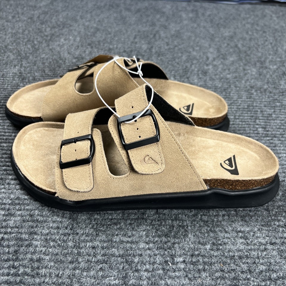 Quicksilver Men’s Embark Deck Leather Sandel Mens Size 10 NWT | eBay
