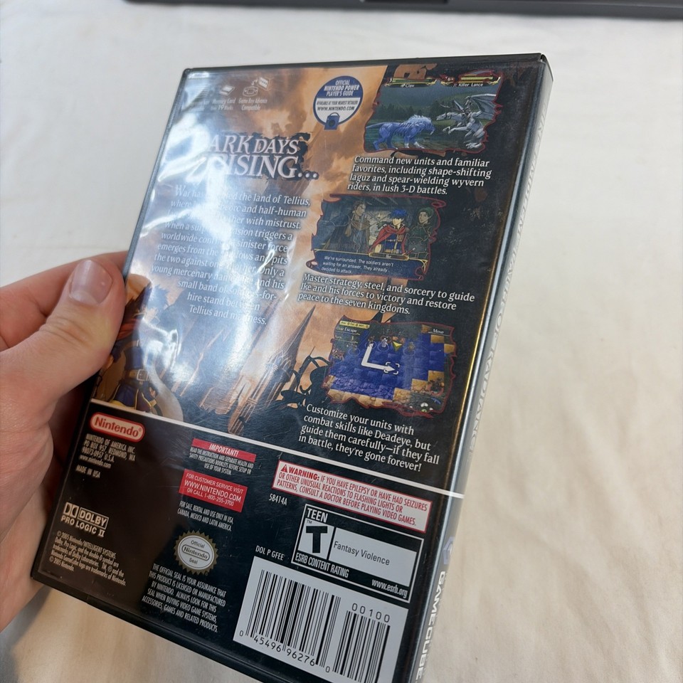 Fire Emblem: Path of Radiance (GameCube, 2005) Case Only, NO GAME ...