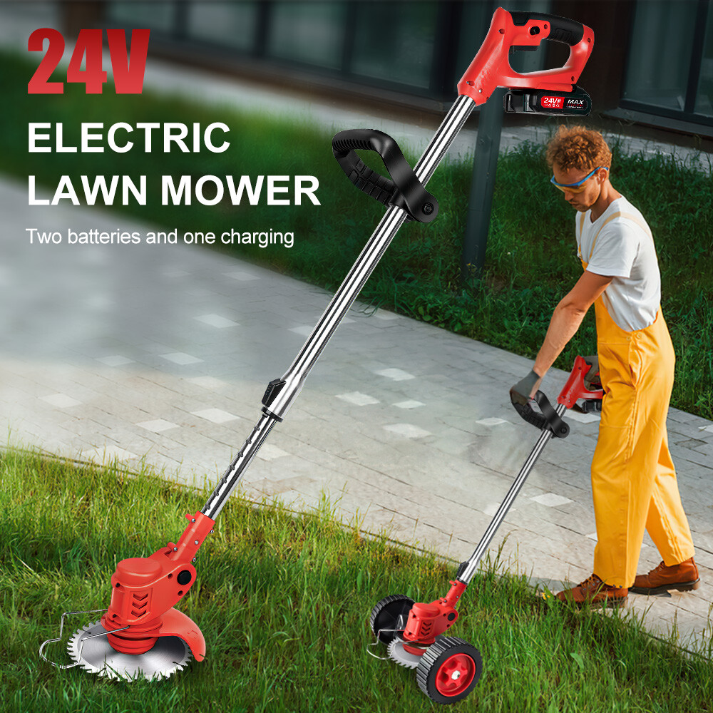 Cordless Grass Trimmer Lawn Electric Whipper Snipper Mower Edger Cutter ...