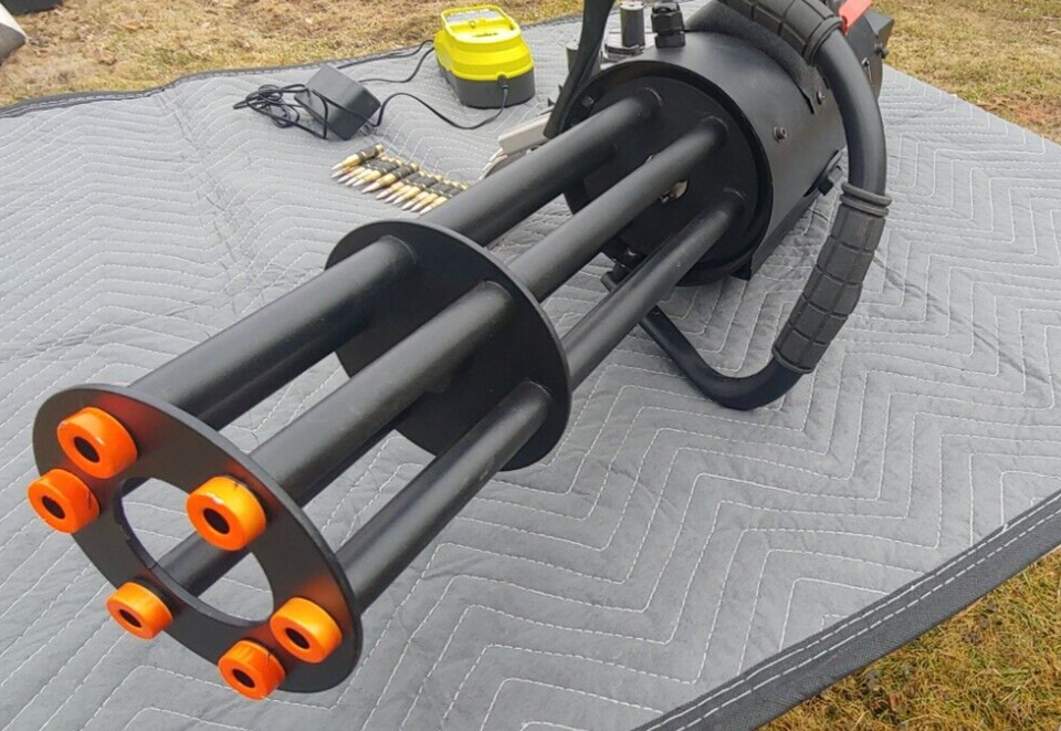 HAND HELD, 18V POWERED M134 Chaingun FANTASY Minigun | eBay