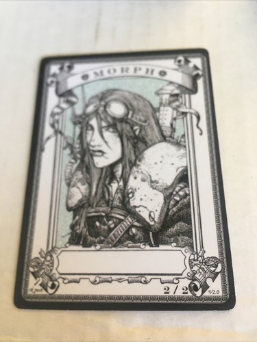 MTG 1x RK Post Morph Token 2/2 V2.0 Morphling | eBay