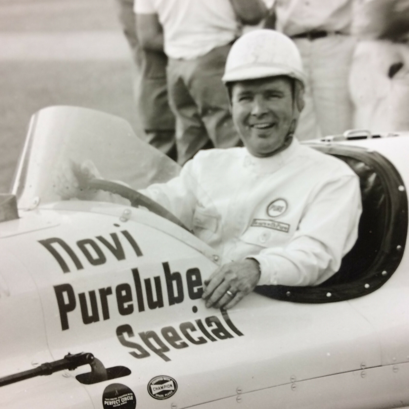 Vintage 1951 Racing Photograph Duke Nalon Indianapolis Motor Speedway ...
