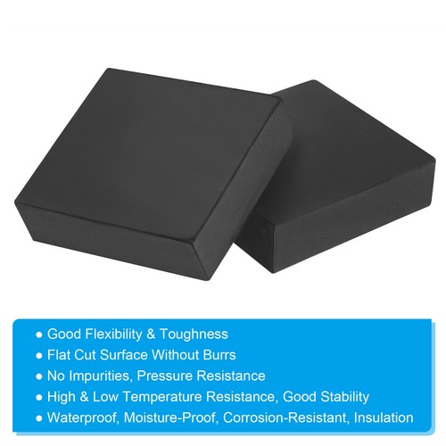 4pcs 4x4x1.2" Rubber Bench Block Square Metal Stamping Hammering Base, Black | eBay