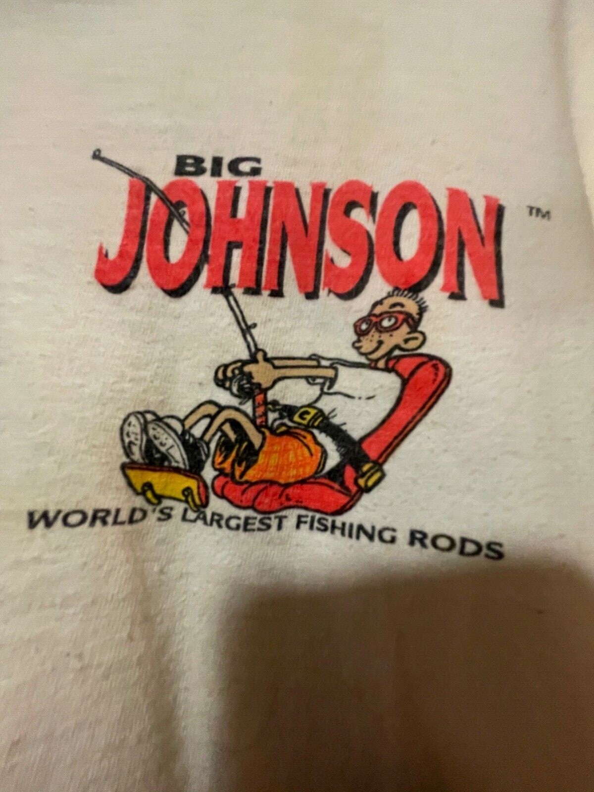 Vintage Big Johnson Fishing Rods shirt Large Catchin Snapper Easy to ...