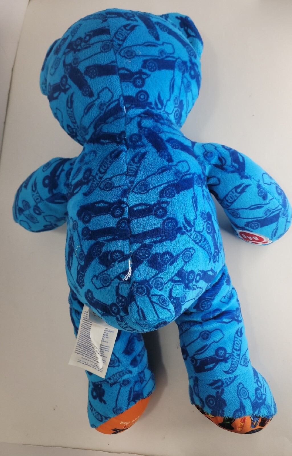 Build a Bear Teddy Bear HOT WHEELS 50th Anniversary Blue/Orange CARS 17 ...