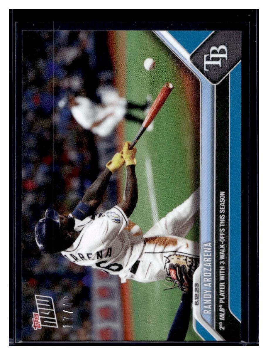 2023 Topps Now #696 Randy Arozarena Blue Parallel Card #d 17/49 | eBay