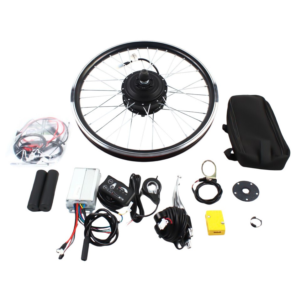 20" Front Rear Wheel Electric Bicycle Motor Conversion Kit E Bike ...