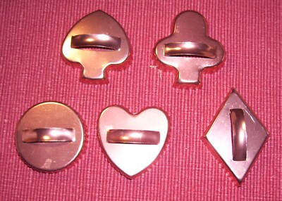 Set of 5 vintage copper bridge set cookies cutters. | eBay