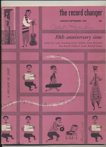 The Record Changer Jazz Magazine Vol. 11 # 08-09 Aug. Sep. 1952 Louis ...
