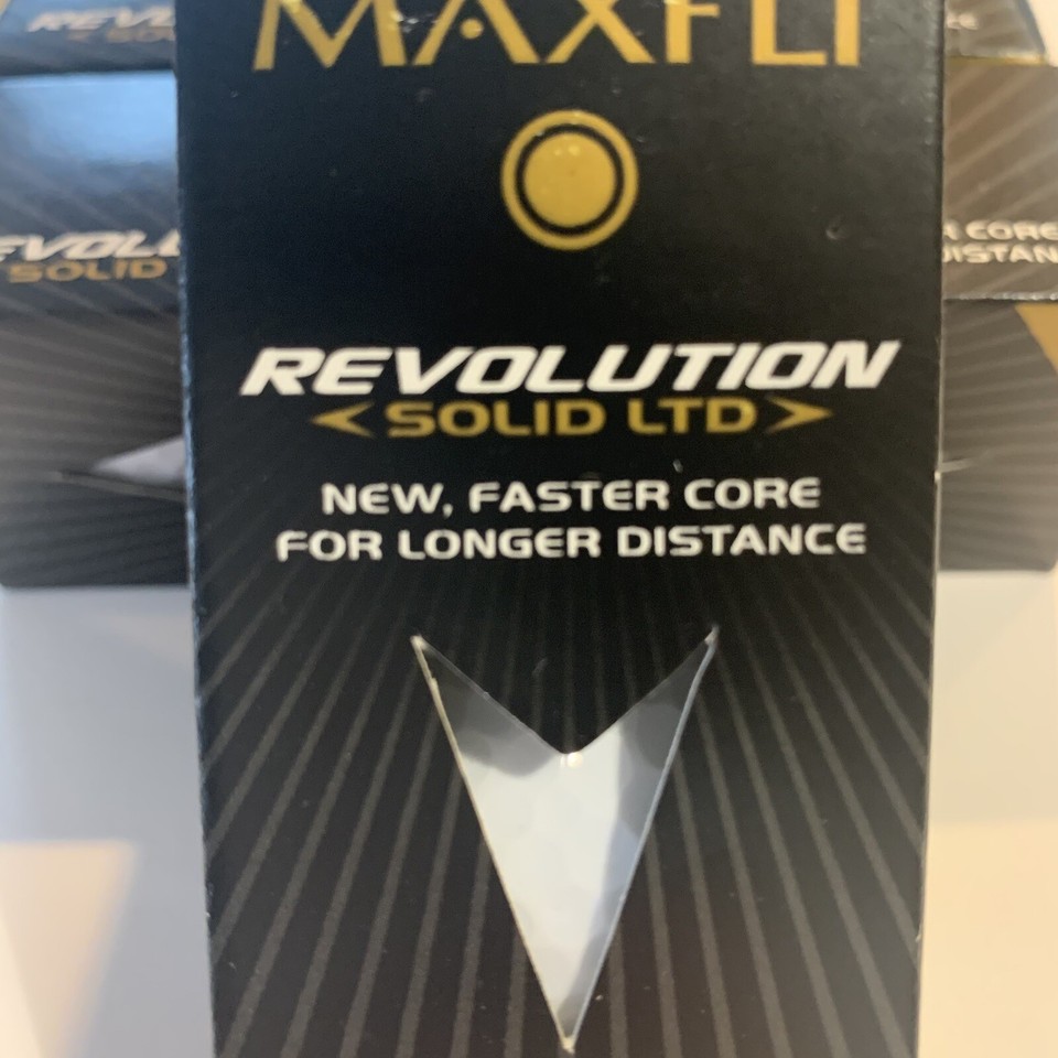 Maxfli Revolution Solid LTD Golf Balls Long Distance 4 Pack Of 12 Balls ...