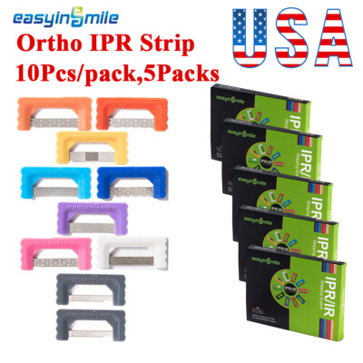 5Pk Dental Orthodontic IPR Strip Polishing Strip Interproximal Enamel ...