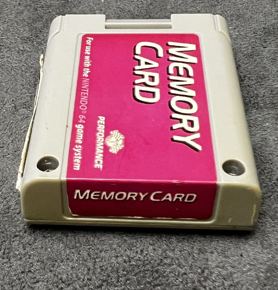 Nintendo 64 Memory Card Plus by Performance Controller P-302 (N64 ...