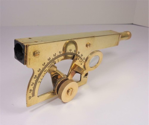 NAUTICAL SOLID BRASS NAVIGATION ABNEY LEVEL MARITIME PRECISION ...