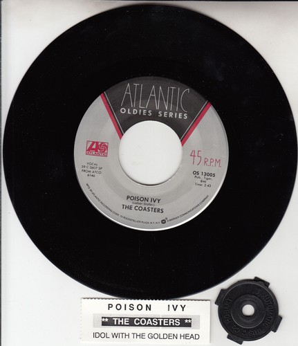 THE COASTERS Poison Ivy & Idol With The Golden Head 7" 45 rpm vinyl ...