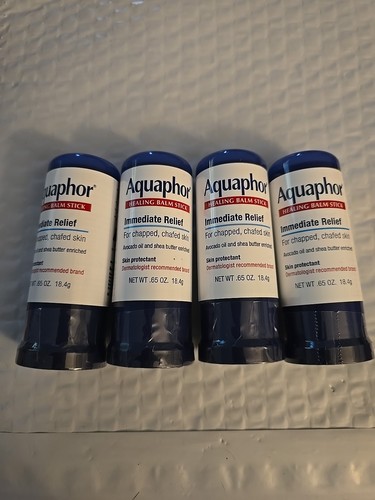 4 AQUAPHOR HEALING BALM STICK IMMEDIATE RELIEF CHAPPED CHAFFED SKIN ...