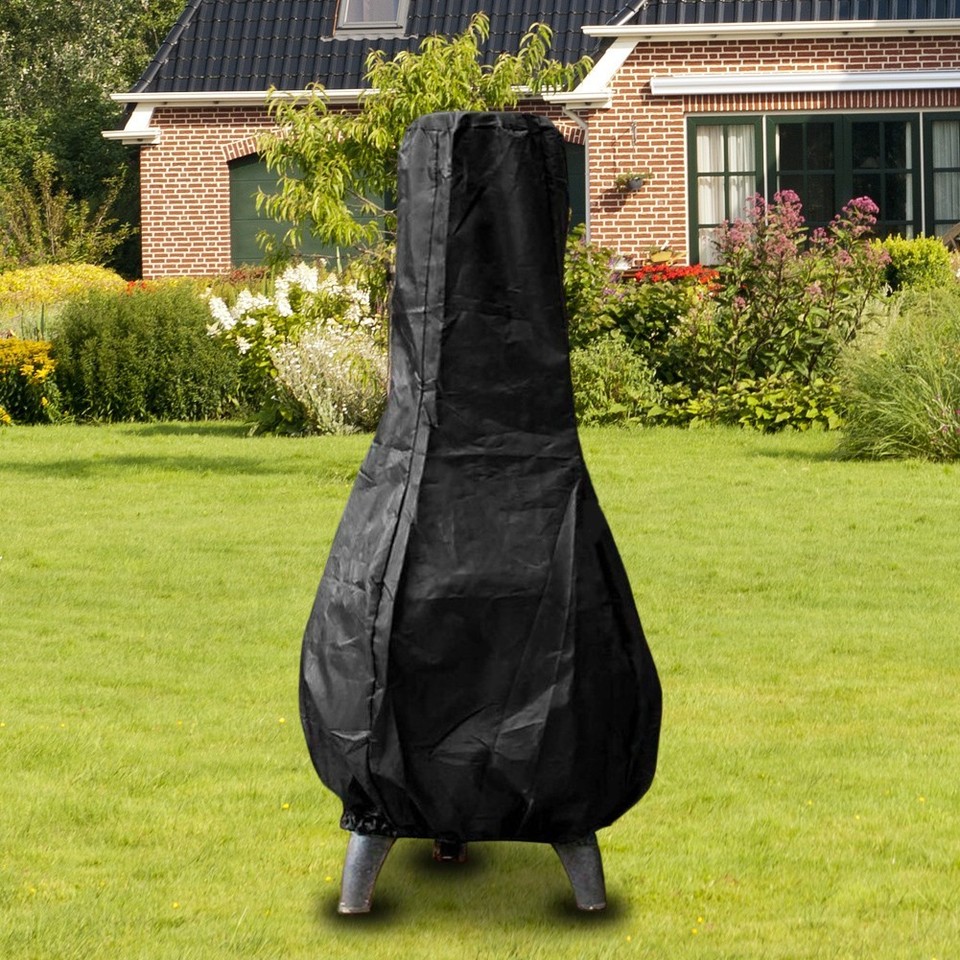 Firepit Chiminea Cover Outdoor Patio Use 210D Oxford Cloth with ...