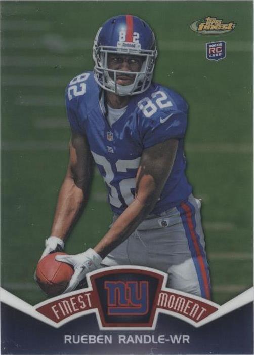 2012 Topps Finest - Finest Moments Rueben Randle #FM-RR Refractor (RC ...