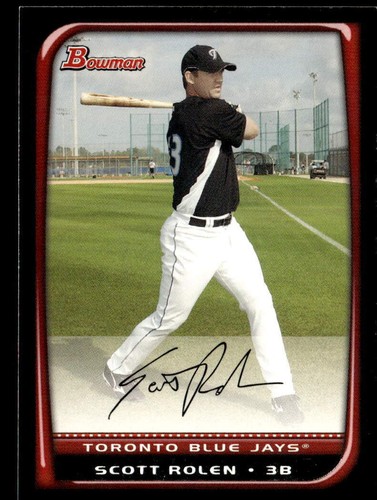 Scott Rolen 2008 Bowman Card #43 Toronto Blue Jays | eBay