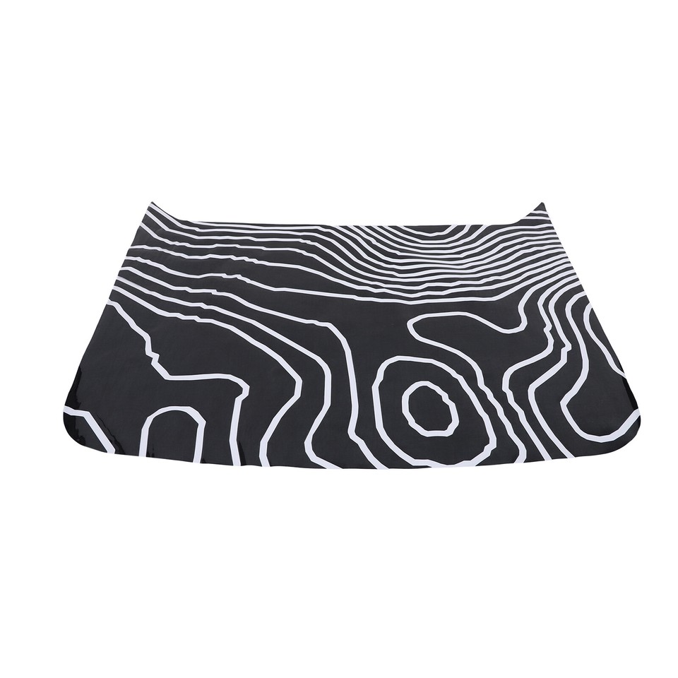 Topographic Map Hood Decal Stickers Vinyl Graphics For Hummer EV 2022 ...