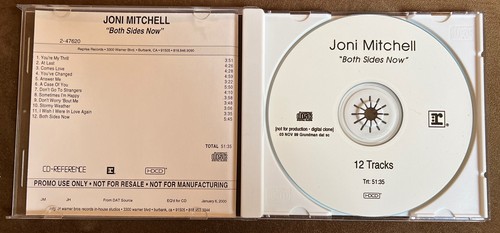 JONI MITCHELL Both Sides Now CD REPRISE 2-47620 CDr Reference Recording ...