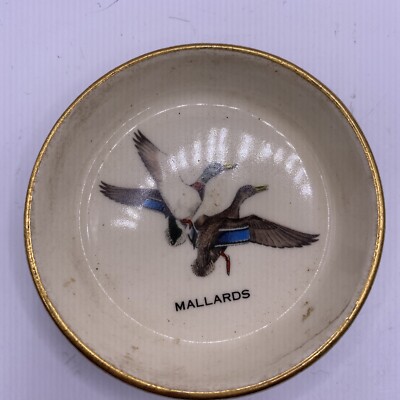 Mallards Decoy Angus Shortt Small Dish Ducks Unlimited Canada 1972 BB2 ...