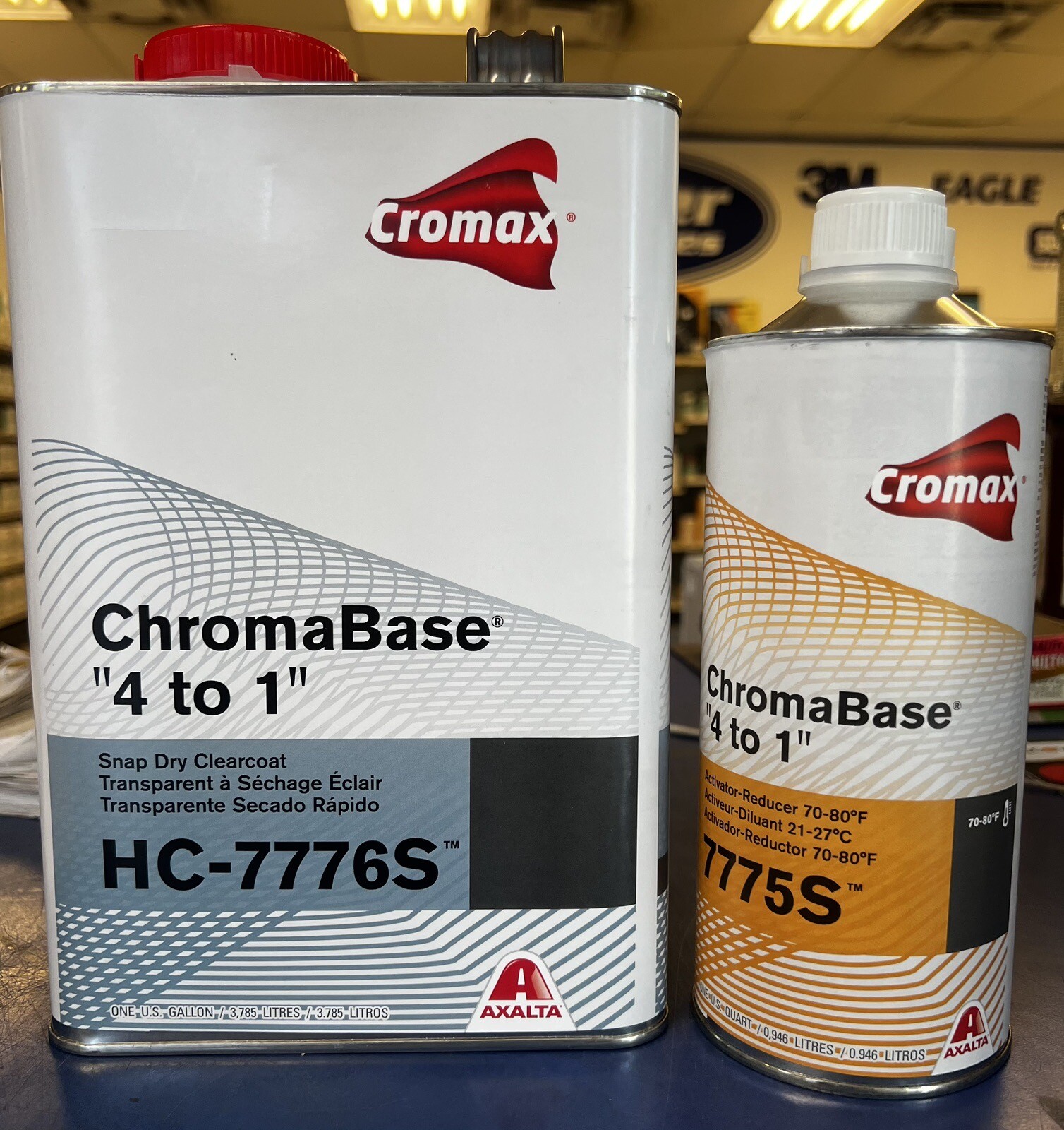 CROMAX ChromaBase 4 to 1 HC 7776S Snap Dry Clear Coat With Activator ...