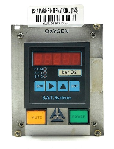 S.A.T Systems DPM72.02.PP Oxygen Analyzer Rack Panel Mount | eBay