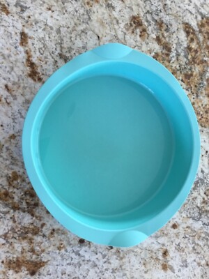 Tupperware Large Silicone Round Cake Pan Aqua 10” NOS | eBay