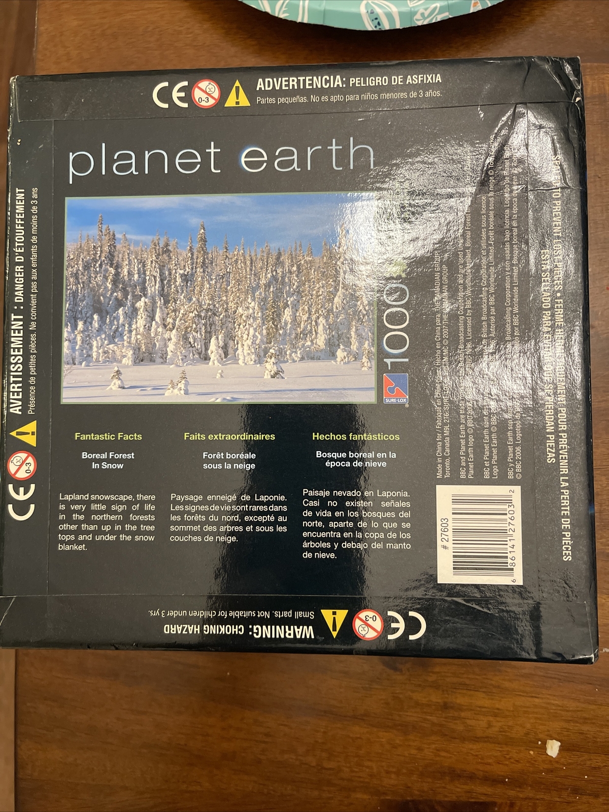 BBC Planet Earth 2007 Boreal Forest in Snow - 1000 pc Puzzle - New ...