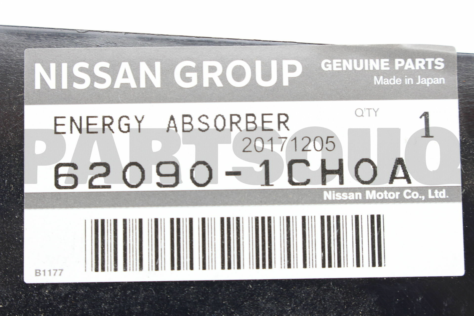 620901CH0A Genuine Nissan ENERGY ABSORBER-FRONT BUMPER 62090-1CH0A ...