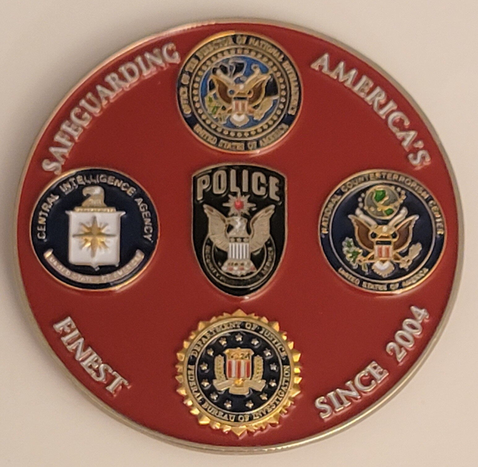 CIA LIBERTY CROSSING ODNI FBI NCTC CAPTAIN AMERICA SHIELD 2.5 ...