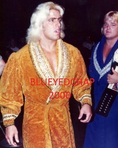RIC FLAIR & GREG VALENTINE WRESTLER 8 X 10 WRESTLING PHOTO NWA WCW WWF ...