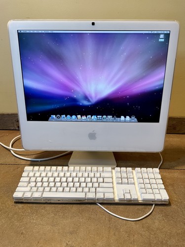 Apple iMac 20" A1207 Intel Core 2 Duo, 667MHz 3GB SDRAM, 232GB HD, Snow ...