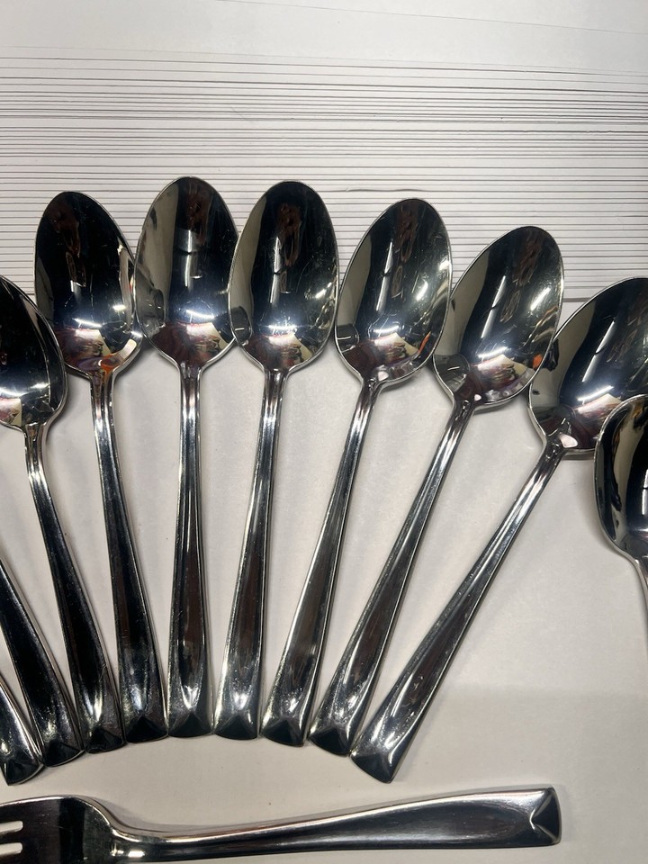 Oneida Lincoln flatware spoons(10) And Single Fork | eBay