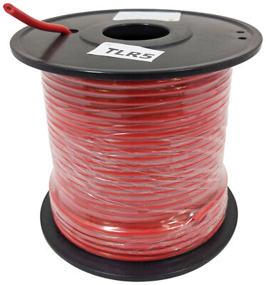 100 Feet 18 Gauge Flexible Test Lead Wire, Rubber Insulated, Red | eBay